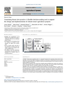 Greenwich Academic Literature Archive - Translating theory into practice: a flexible decision ...